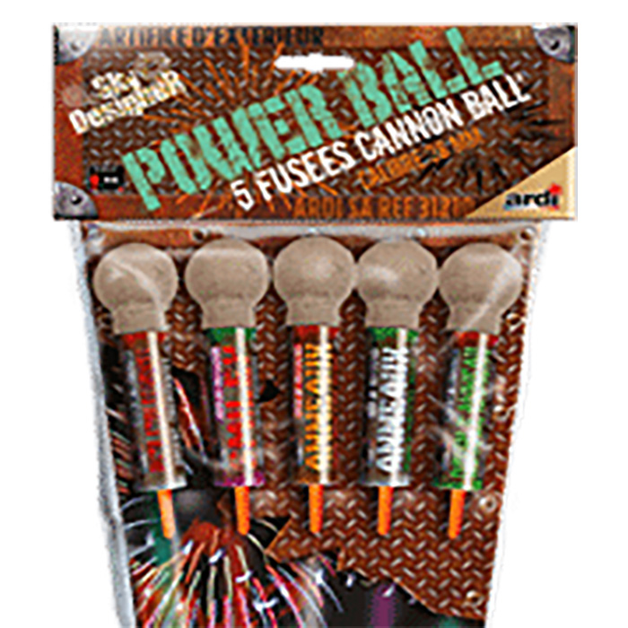 Ardi Fireworks Power Ball – 5 Ball Head Rockets | Astounded Fireworks