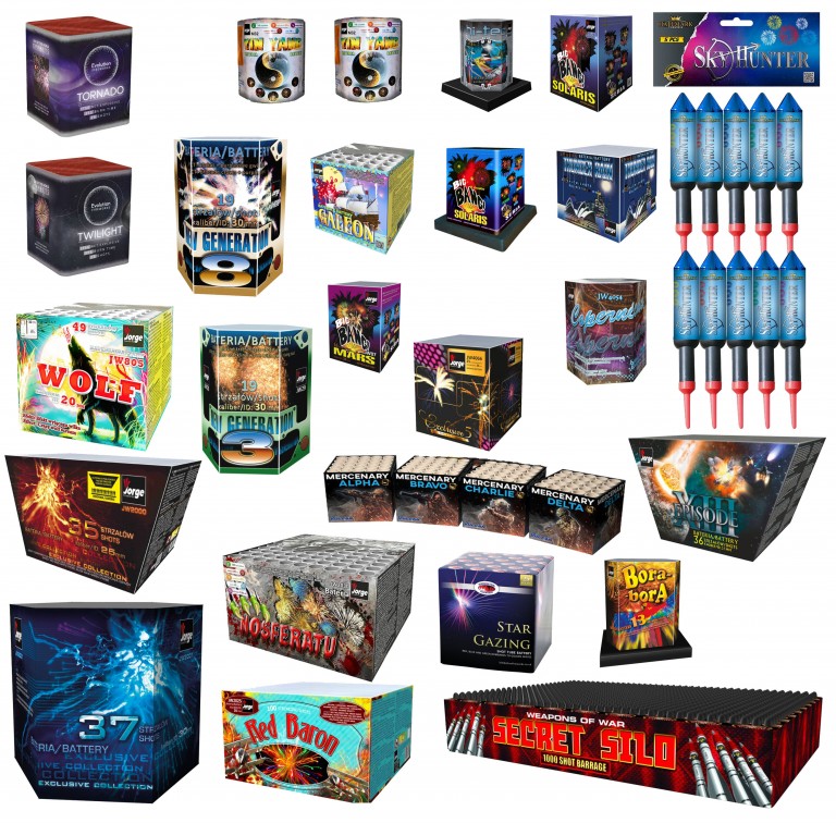 Bargain Display Kit 4 – 37 Aerial Display Fireworks | Astounded Fireworks