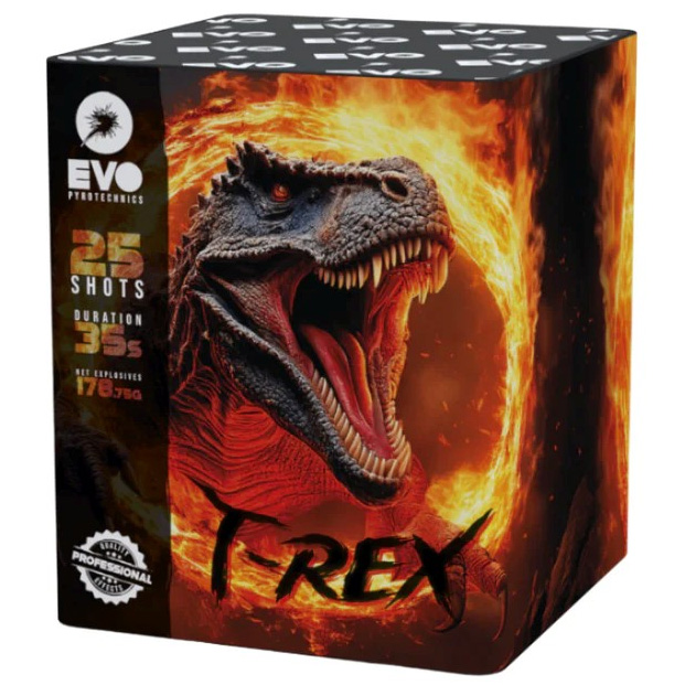 Evo Pyrotechnics T-Rex – 25 Shot Barrage | Astounded Fireworks